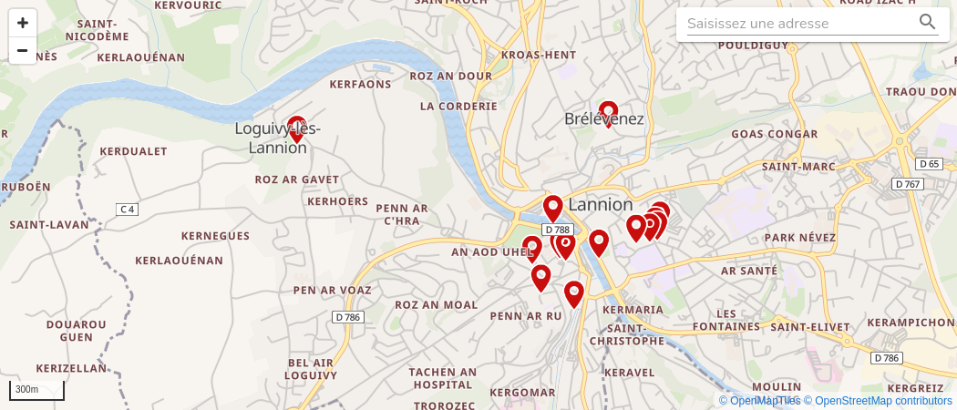 Lieux culturels et d'animations de la Ville de Lannion